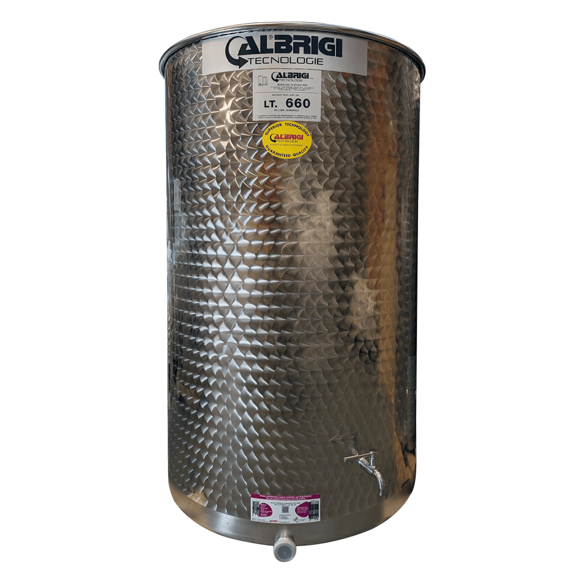 Albrigi Variable Capacity Tanks - Cellar-Tek Supplies