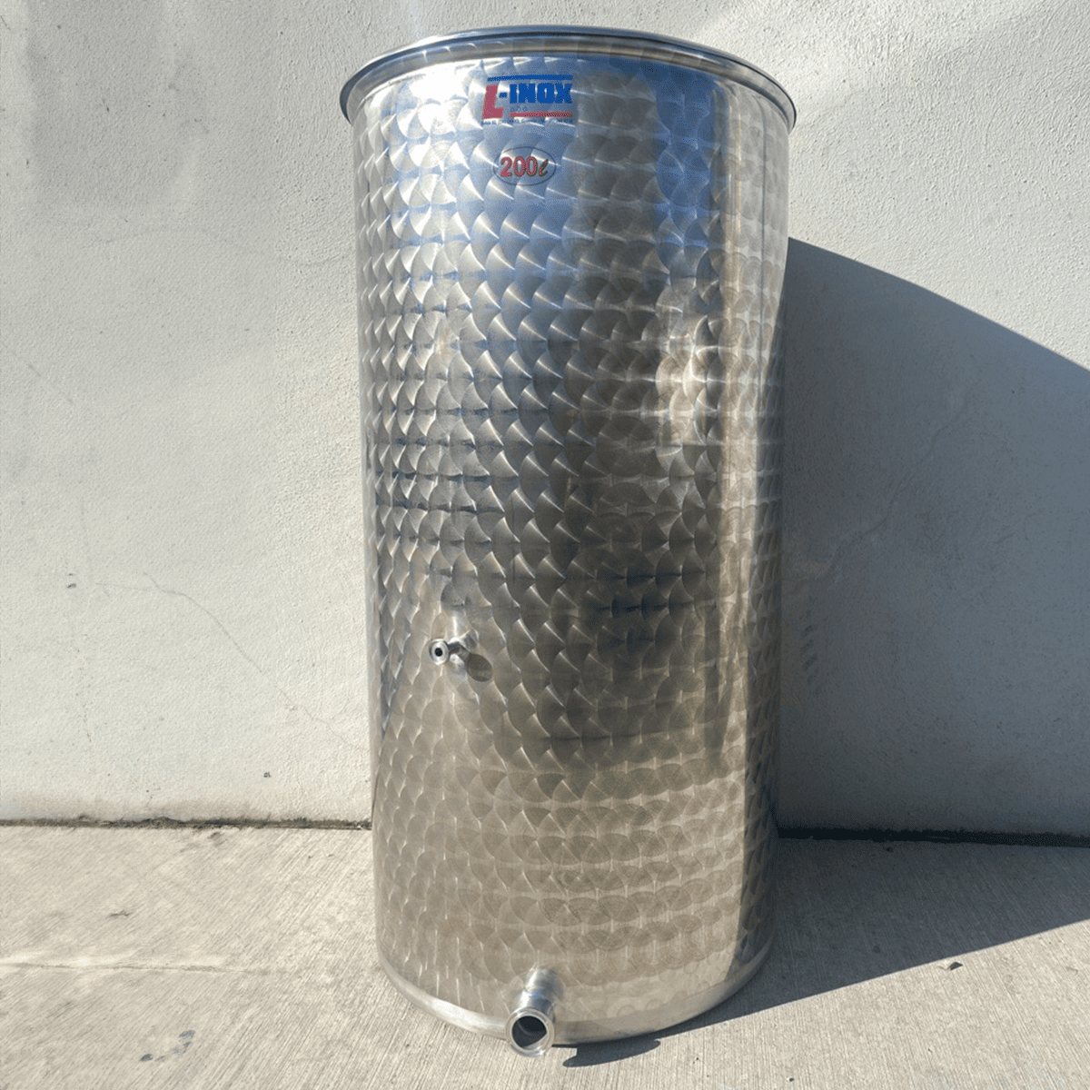 L-Inox Variable Capacity Tank - 200L - Cellar-Tek Supplies