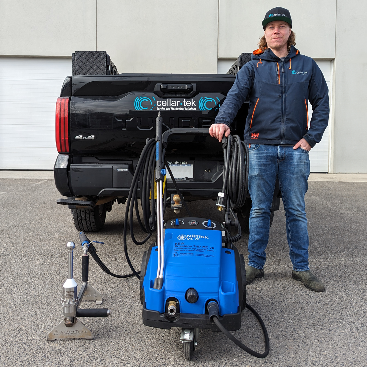 AaquaTools Poseidon Mobile Pressure Washer - Cellar-Tek Supplies