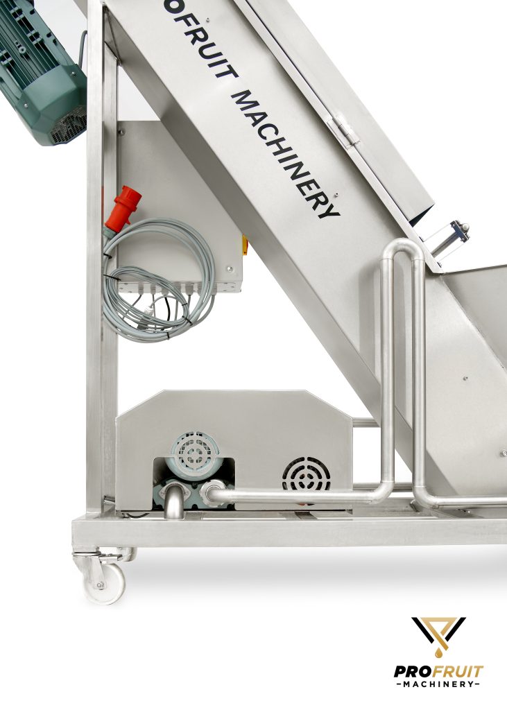 ProFruit Fruit Bubble Washer Elevator Mill AQUAMILL - Cellar-Tek Supplies