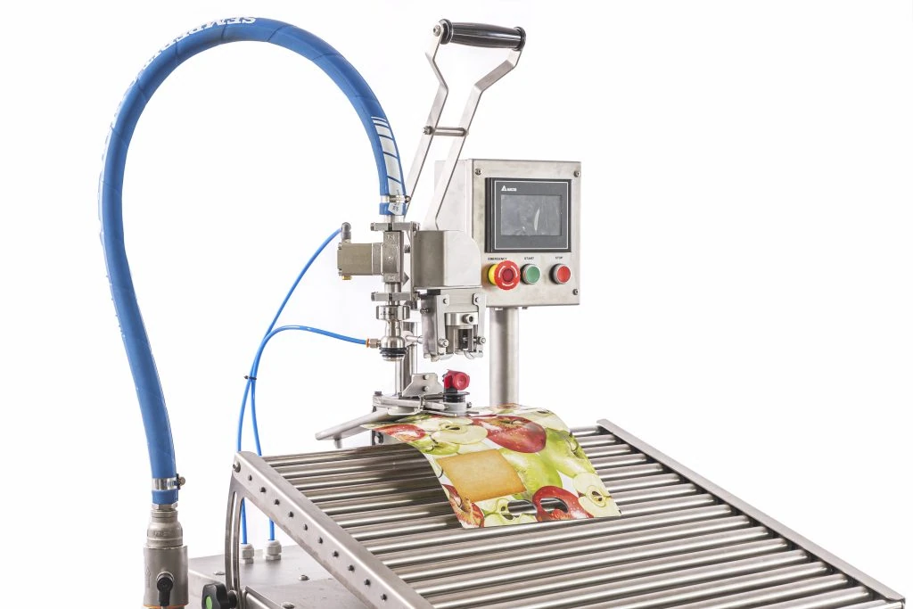 ProFruit Semi-automatic Bag in Box and Stand-up Pouch Filler SEMIFLOW - Cellar-Tek Supplies