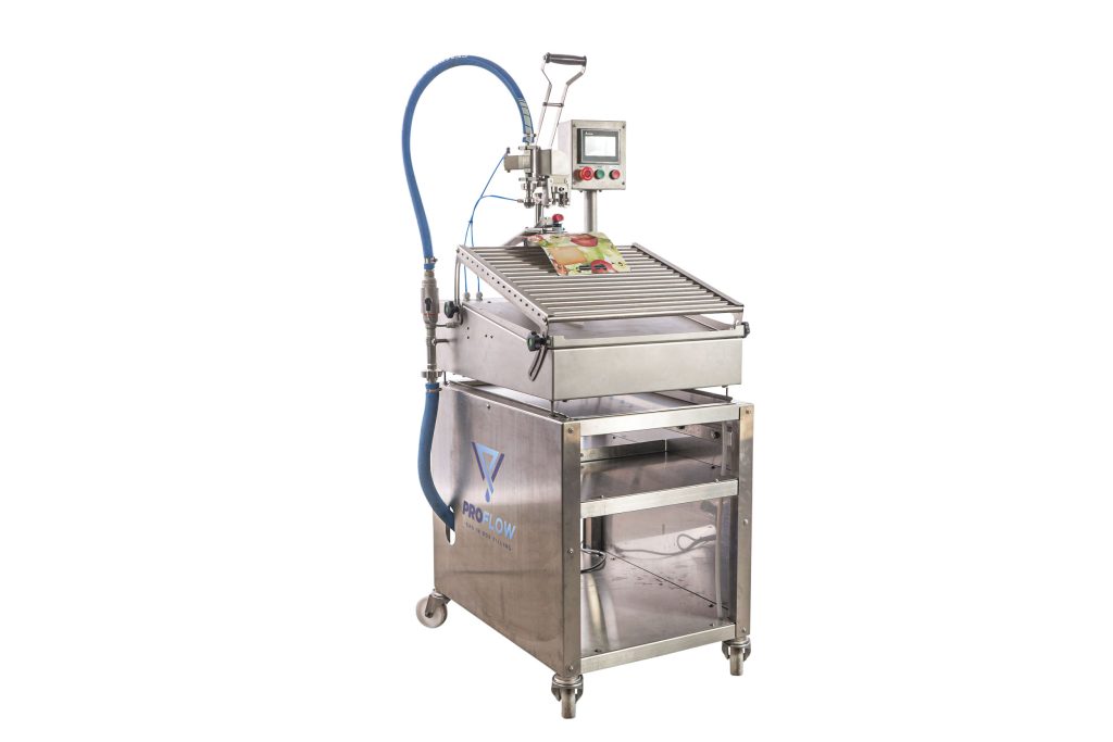 ProFruit Semi-automatic Bag in Box and Stand-up Pouch Filler SEMIFLOW - Cellar-Tek Supplies