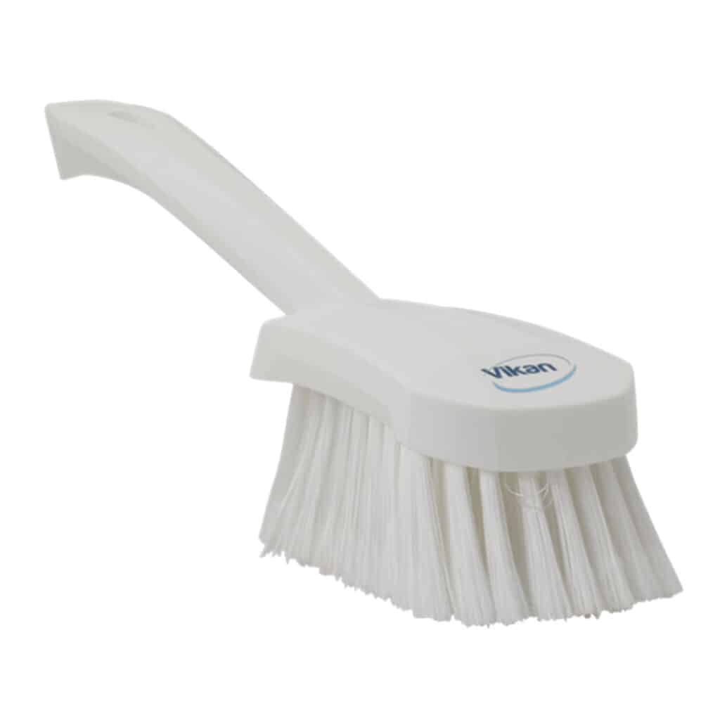 Remco 10.6" Short Handled Brush Split - White - Cellar-Tek Supplies