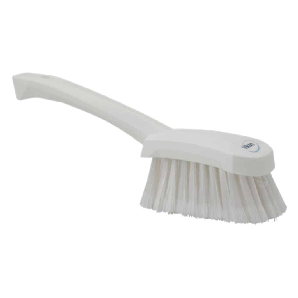 Remco 10.6" Short Handled Brush Split - White - Cellar-Tek Supplies