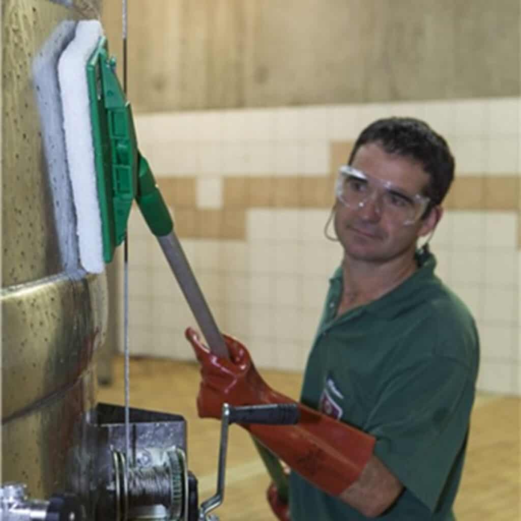 Remco 9.6" Soft/ Fine Pad for Pad Holder - White - Cellar-Tek Supplies