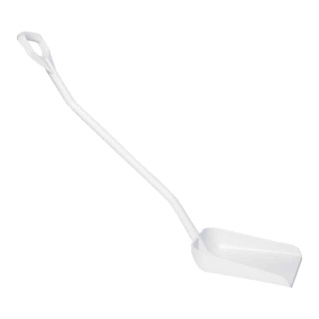 Remco Ergonomic shovel, 13.6" - White - Cellar-Tek Supplies