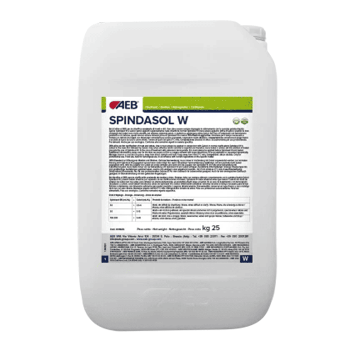 AEB Spindasol W - 25kg - Cellar-Tek Supplies