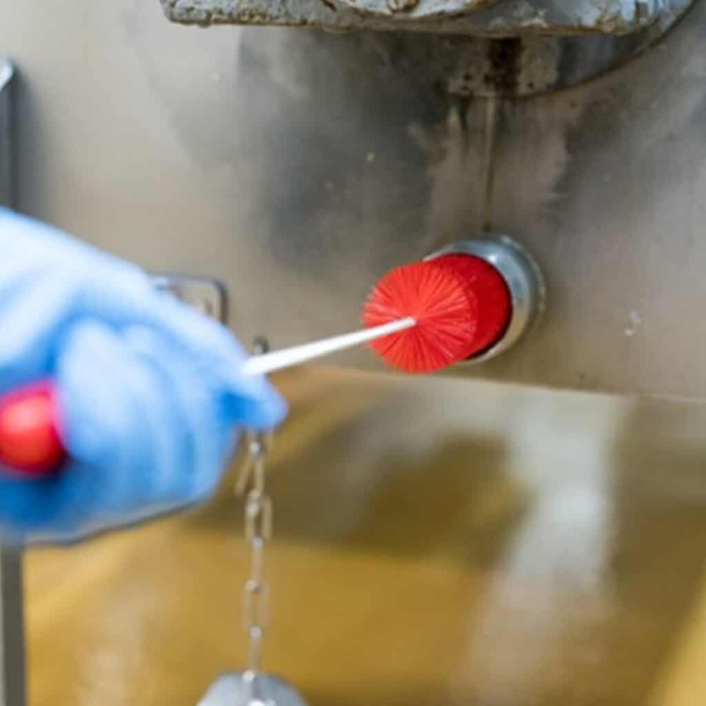 Remco Tube & Valve Brush, 0.8" Medium - White - Cellar-Tek Supplies